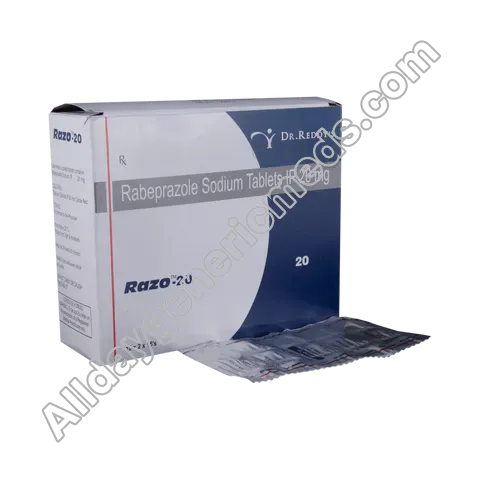 Razo 20 Tablet (Rabeprazole) - All Day Generic Meds